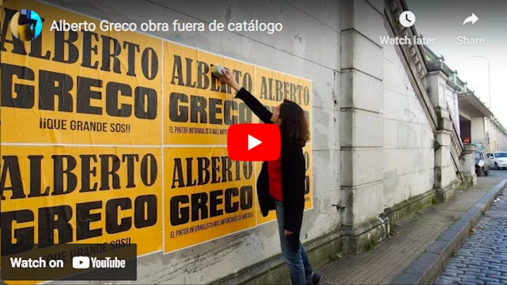 Alberto Greco obra fuera de catálogo - El ojo del arte