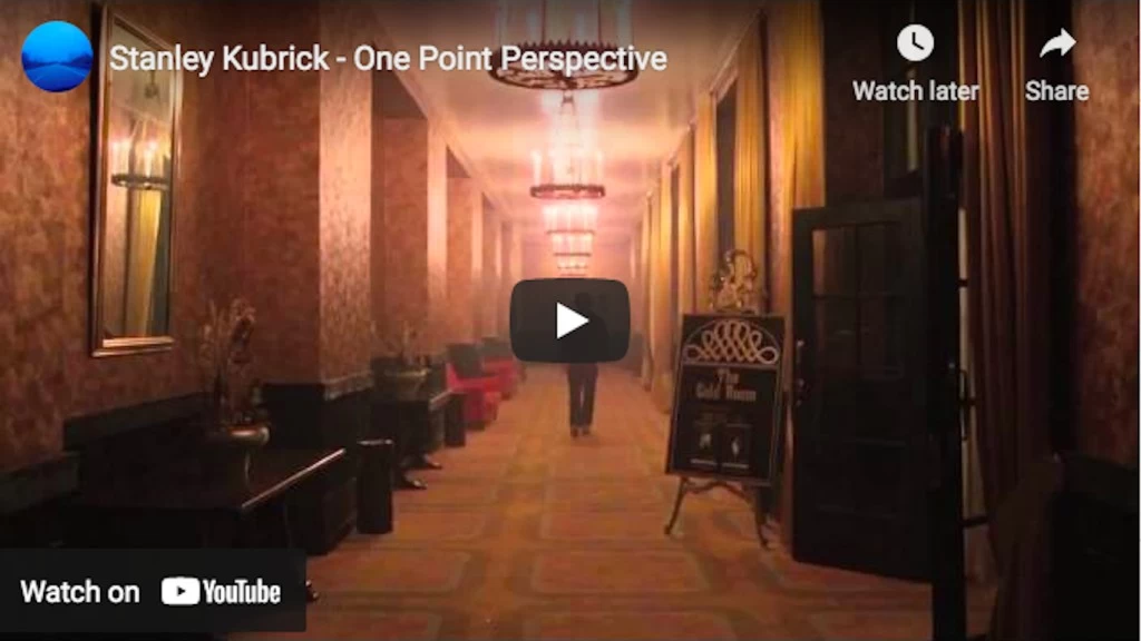 Stanley Kubrick - One Point Perspective - El ojo del arte